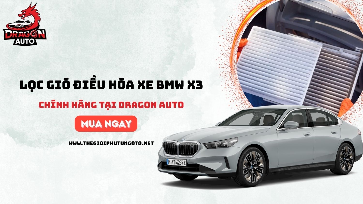 Báo Giá Lọc Gió Điều Hòa Xe BMW X3 Chính Hãng